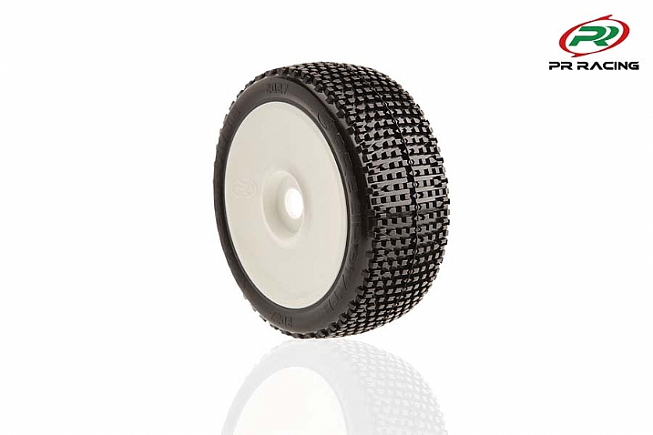 2027 (S) 1/8th Tyres on White Wheels and Blue Ultra Inserts - Soft ...
