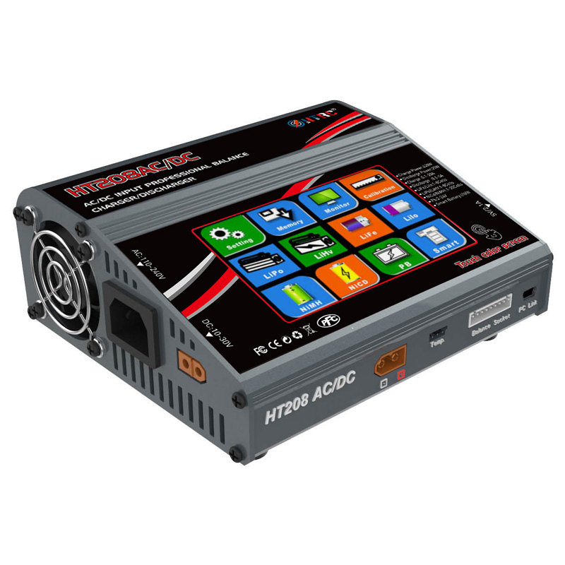 HT208 AC/DC 200W 0.1-20A Colour Touch Screen Charger - Inside Line Models