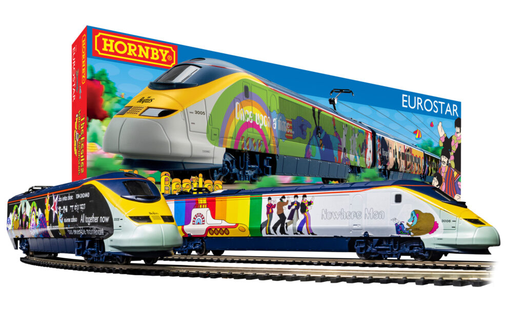 Hornby R1253M Eurostar Yellow Submarine Train Set - Analogue - Inside ...
