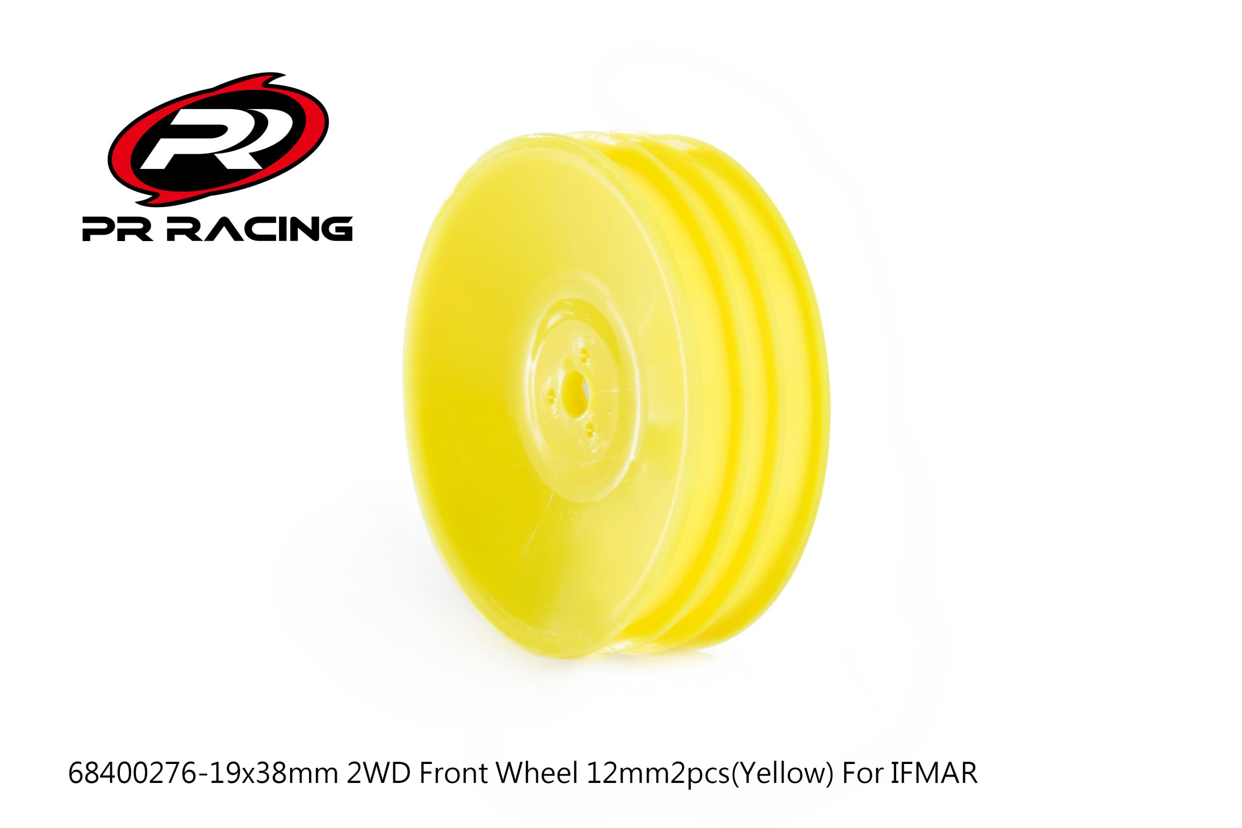 1/10 2wd Buggy Wheel - Slim - 12mm Hex - Yellow (2pcs) - Inside Line Models