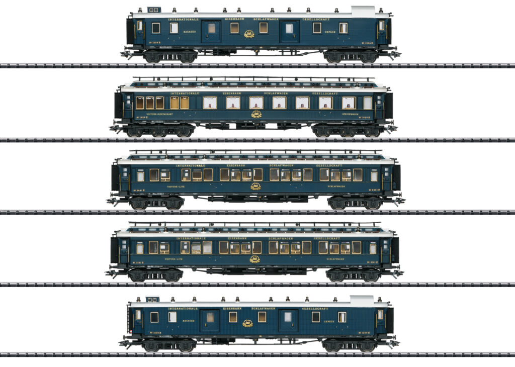 Trix 23219 CIWL Simplon-Orient-Express-Set (5) II (DCC-SOUND) - Inside ...