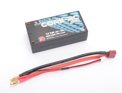 CORE RC-4000mAHr 7.4V 30/60C 2S Shorty Lipo - Inside Line Models