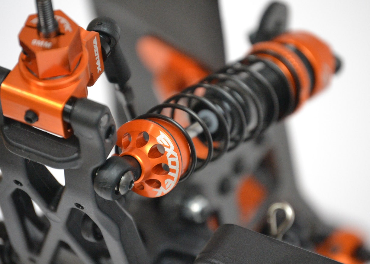 XB4 SPRING PERCH (4) ALLOY - Black - Inside Line Models