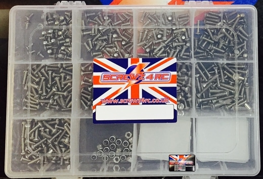 ASSORTED SCREW KIT (LARGE) 470 PC - Inside Line Models